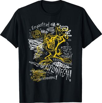 Looney Tunes Tasmanischer Teufel Skizze Scribble Taz T-Shirt