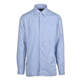 LUIGI BORRELLI NAPOLI Luigi Borrelli Napoli Hemd - - Shirts - Herren - Blau - L