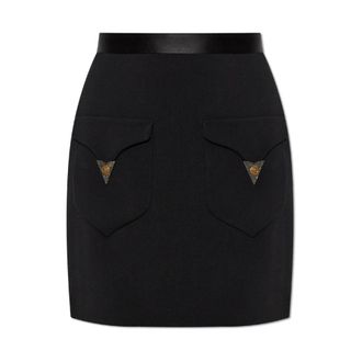 Versace Woll-Minirock - - Skirts - Damen - Schwarzk - M