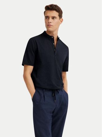Bugatti Poloshirt 8150-75021C Dunkelblau Regular Fit