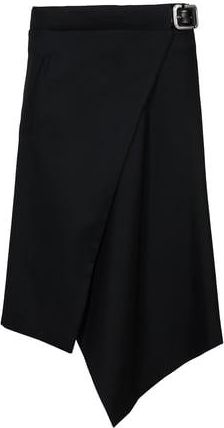 The Attico Jupe courte asym&eacute;trique en laine