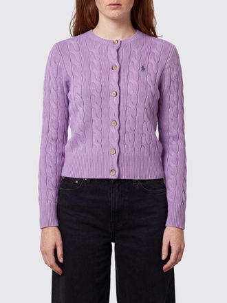 Polo Ralph Lauren Strick-Cardigan aus Wolle mit Rundhalsausschnitt und Pony-Logo