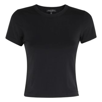 Rag & Bone Femme, Tops, Noir, Taille: 40 FR Luca Jersey Baby Tee