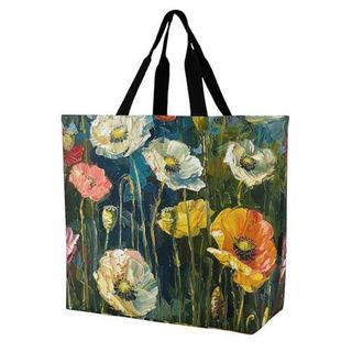 Generic Plantes Vert Fonc&eacute; Sac Fourre-Tout R&eacute;utilisable Sacs De Courses Imperm&eacute;able Sac A Main Femmes Pour Travail Shopping Universit&eacute;