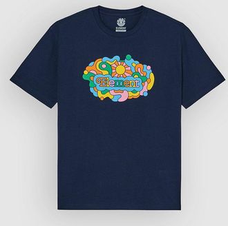 Element Psychswirl T-Shirt eclipse navy