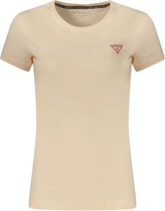 Guess Femme, Tops, Beige, Taille: 44 FR T-shirt &agrave; manches courtes