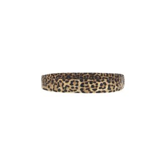Roberto Cavalli Stirnband mit Leopardenmuster - - Accessories - Damen - Braun - 40 CM