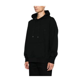 Wooyoungmi Flower Back Logo Hoodie - - Sweatshirts & Hoodies - Herren - Schwarzk - XS