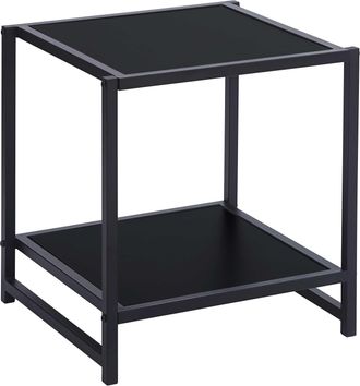 Emob Marek Beistelltisch - 48x44x50cm - schwarzes Metall