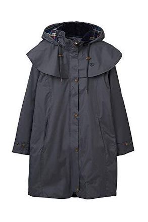 Lighthouse Outrider Womens 3/4 Length Waterproof Raincoat (Urban Grey, 8)