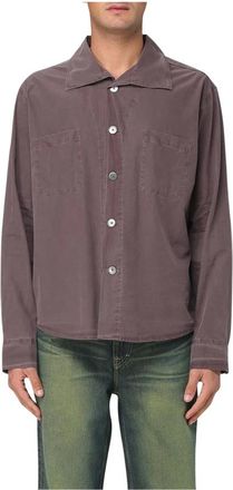 Our Legacy Homme, Chemises, Rouge, Taille: M Buttoned Long Sleeve Shirt