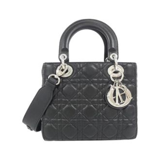 Dior Sac &agrave; main vintage doccasion - Femme - Pre-owned - Noir - Taille: ONE Size
