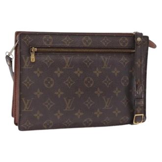 Louis Vuitton Pre-owned Vintage Clutch - Femme - Pre-owned - Brun - Taille: ONE Size
