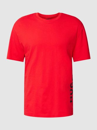 HUGO BOSS Relaxed Fit T-Shirt mit Label-Print