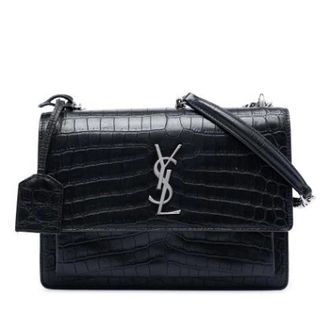 Saint Laurent Pre-owned The Sunset Cross Body Bag - Femme - Pre-owned - Noir - Taille: ONE Size