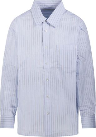 Dunst Femme, Blouses et Chemises, Bleu, Taille: 42 FR Oversized Striped Shirt