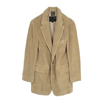 R13 Oversized zerfetzter Blazer - - Jackets - Damen - Beige - XS