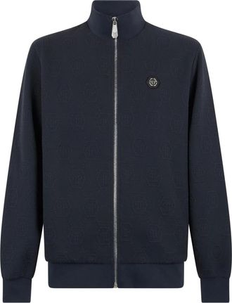 Philipp Plein Homme, Sweatshirts et sweats &agrave; capuche, Bleu, Taille: 2XL Zip-throughs