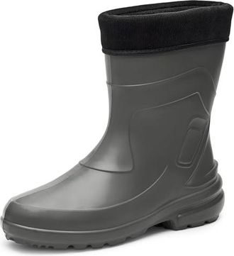 Ladeheid Bottes de Pluie Thermiques en EVA Femme LA-800-2017 (Gris/Noir, 36 EU)