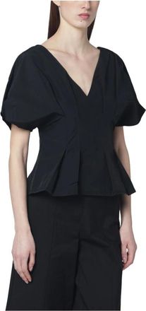SIMKHAI Femme, Blouses et Chemises, Noir, Taille: 40 FR Rozen Top