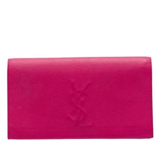 Saint Laurent Pre-owned Belle De Jour Clutch - Femme - Pre-owned - Rose - Taille: ONE Size