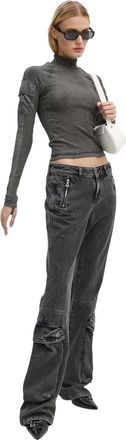 Diesel T-Shirt f&uuml;r Herren/Damen Unisex, Raglan&auml;rmel (Vulkanasche meliert)