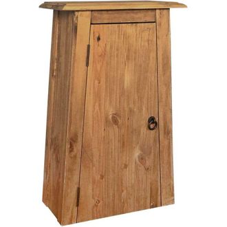 vidaXL Armoire lat&eacute;rale de salle de bain Pin massif 42x23x70 cm Vidaxl