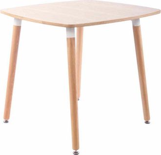 Clp Table de cuisine &eacute;l&eacute;gante avec protection de sol r&eacute;glable au sol diff&eacute;rentes couleurs Couleur : Naturel