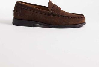 Mango Mocassins en daim - Marron-Brown