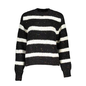 Desigual Schwarzer Acryl Damenpullover mit Rollkragen
