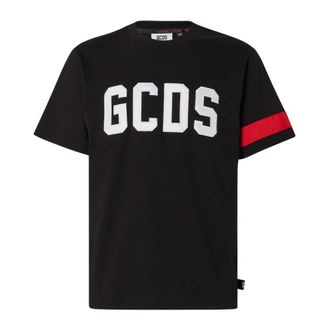 GCDS Logo Regular T-Shirt - - Tops - Herren - Schwarzk - M