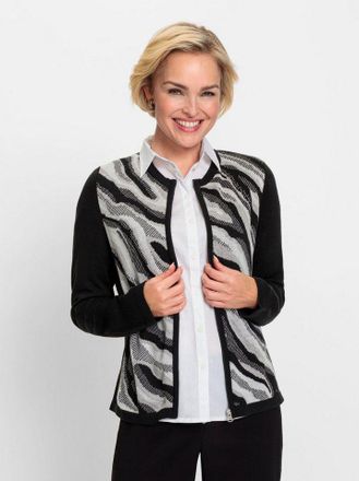 Witt Strickjacke Strickjacke Langarm Jacquard