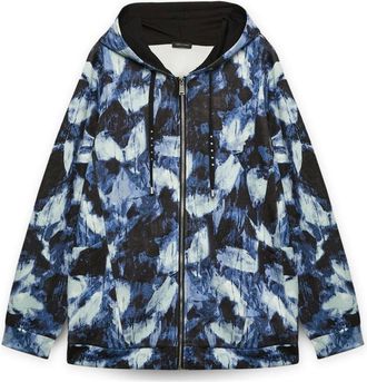 Fiorella Rubino Femme, Sweatshirts et sweats &agrave; capuche, Noir, Taille: 40 FR Sweat &agrave; capuche zipp&eacute;