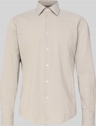 HUGO BOSS Regular Fit Businesshemd mit Kombimanschette Modell P-JOE-K