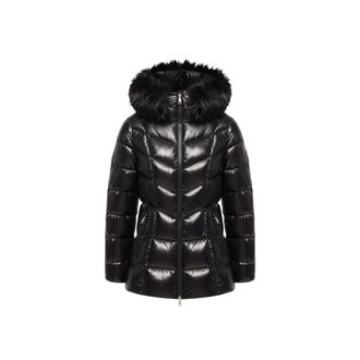 Moncler Moncler Doudoune Courte &Agrave; Capuche Fulmar, Femme, Noir, Taille: 00