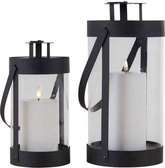 House Nordic House Nordic - Bondi Lampe Laterne Satz von 2 schwarz