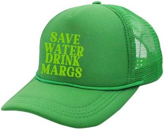 Generic Chapeau de camionneur tendance dr&ocirc;le et mignon graphique country tequila bi&egrave;re chapeau femme homme chapeau local, Vert, M