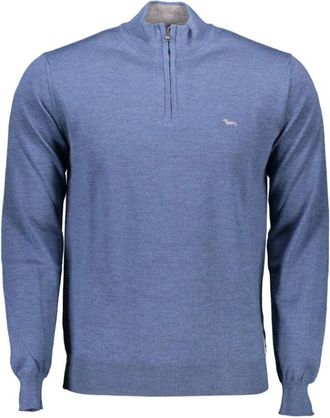 Harmont & Blaine Homme, Pulls, Bleu, Taille: 2XL Half-Zip Turtleneck