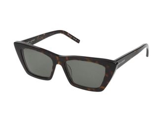 Saint Laurent Womens Sunglasses Saint Laurent Sl 276 Mica 002 Havana Grey 53-16-145 Acetate
