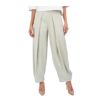 Emporio Armani Tapered Hosen - - Trousers - Damen - Grau - 4XL