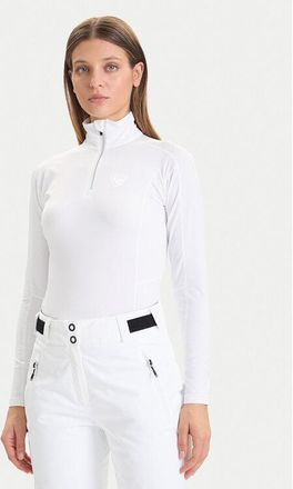 Rossignol Technisches Sweatshirt Classique RLMWL08 Wei&szlig; Slim Fit