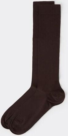 Calzedonia Lange Herrensocken Aus Elastischer Baumwolle Braun