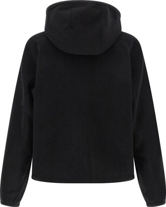 Prada Pile Tec Hooded Jacket - Black