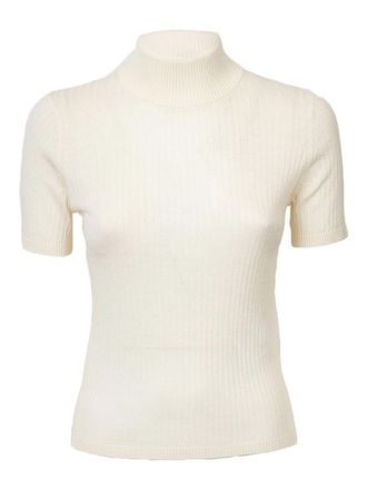 Max Mara Rollkragenpullover - Weiß