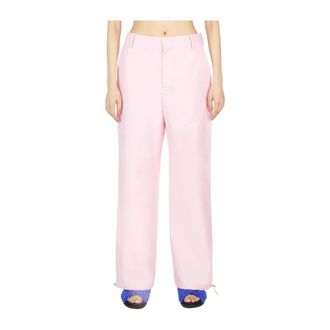 Marni Experimentelle Hosen mit Kordelzug - - Trousers - Damen - Rosa - S