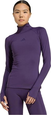 adidas Womens Techfit Cold.RDY Longsleeve Aurora Plum M