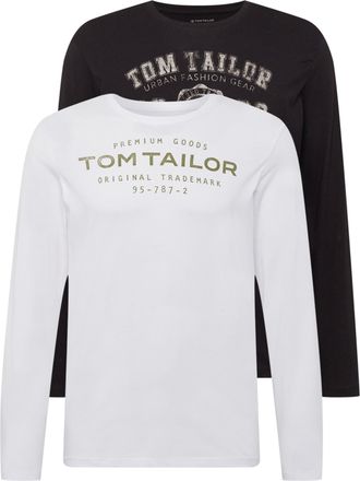 Tom Tailor Herren 1034857 Langarmshirt Im Doppelpack, 29999 - Black, 3XL EU