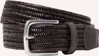 Hackett G&uuml;rtel Tubulr Crd Plait Blt braun