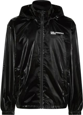 Karl Lagerfeld Homme, Vestes, Noir, Taille: L Rain Vestes