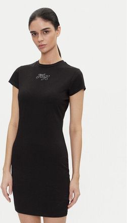 HUGO BOSS Kleid f&uuml;r den Alltag 50537240 Schwarz Slim Fit